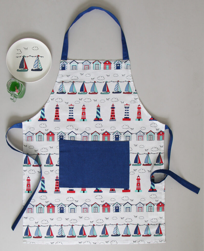 Cotton Apron – Nautical Design – Harewood International Products Ltd